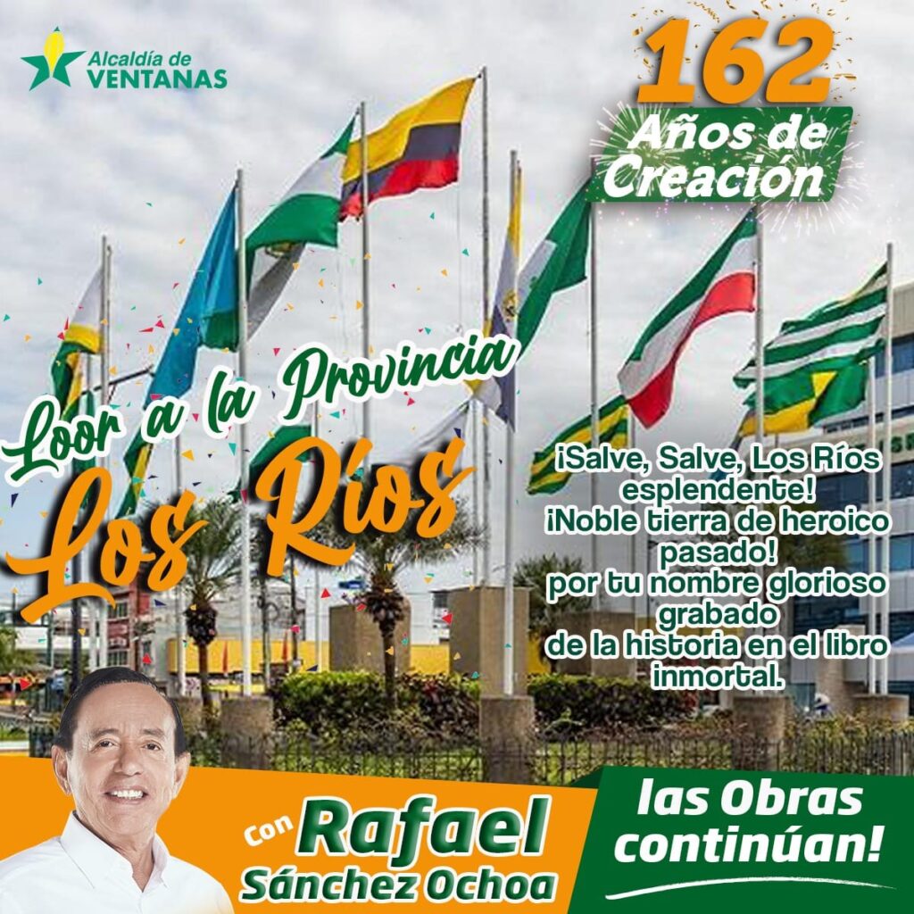 Felicidades a nuestra querida Provincia de Los Ríos, en sus 162 años de ...